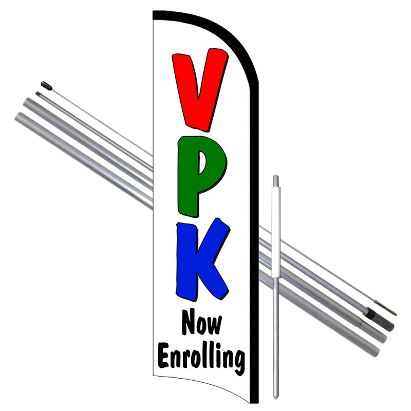 2 Pack Enroll Now! Yard Signs 16" x 24" - Double-Sided Print, with ...