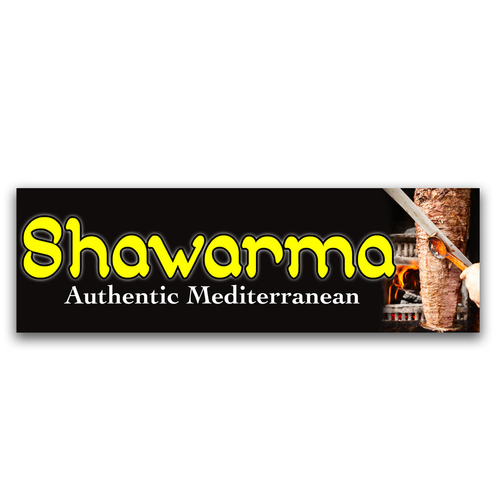 Shawarma Vinyl Banner with Optional Sizes (Made in the USA) | eBay