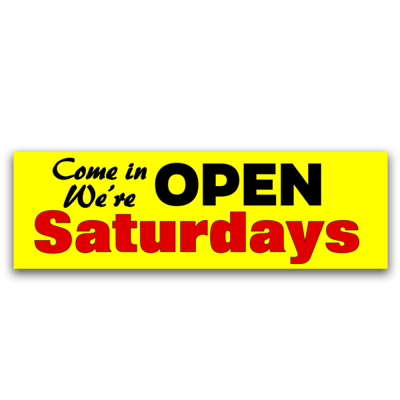 OPEN (Multicolor) 2 Pack Double-Sided Yard Sign 16" x 24" with Metal ...