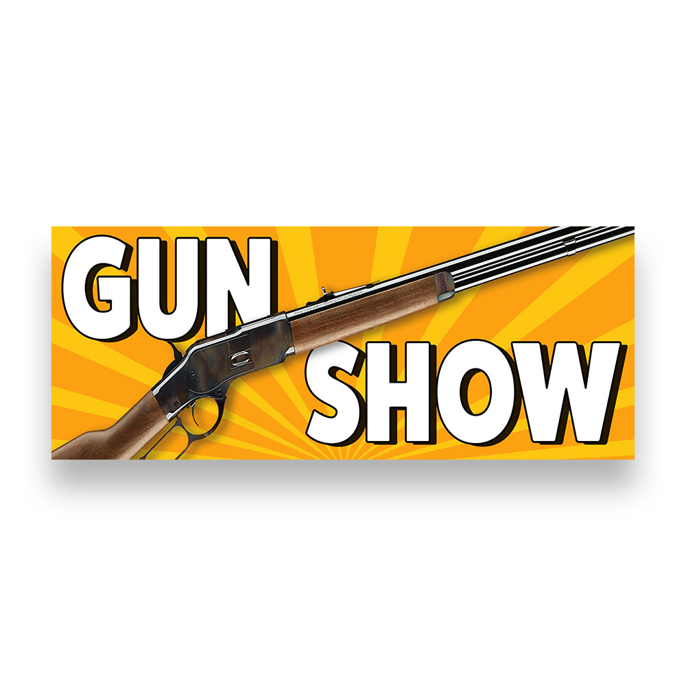 GUN SHOW Vinyl Banner with Optional Sizes (Made in the USA) | eBay