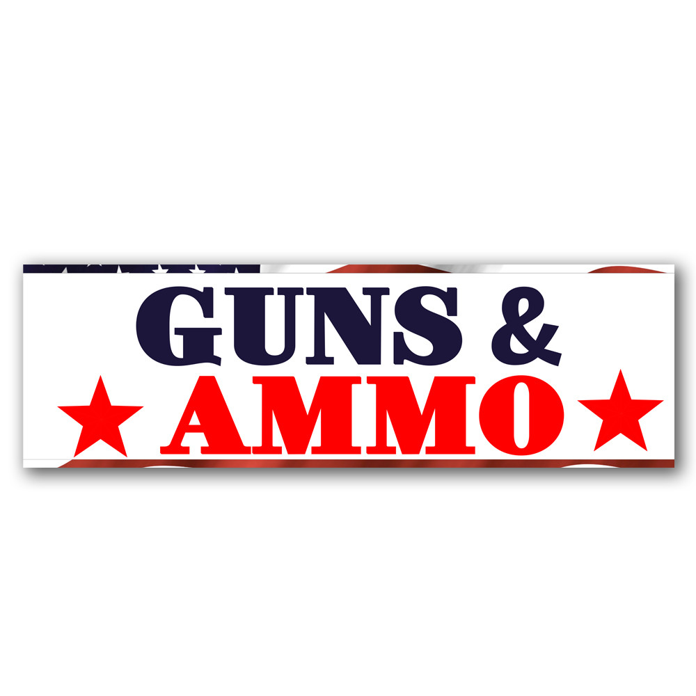 Guns and Ammo Vinyl Banner with Optional Sizes (Made in the USA) | eBay