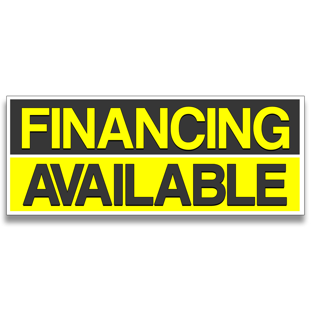 Financing Available Vinyl Banner with Optional Sizes (Made in the USA ...