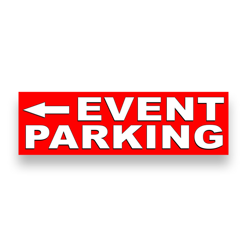 Event Parking (Arrow) Economy A-Frame Sign 2 Feet Wide by 3 Feet Tall ...