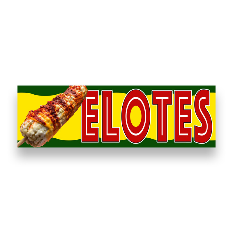 ELOTES Vinyl Banner 5 Feet Wide by 2 Feet Tall