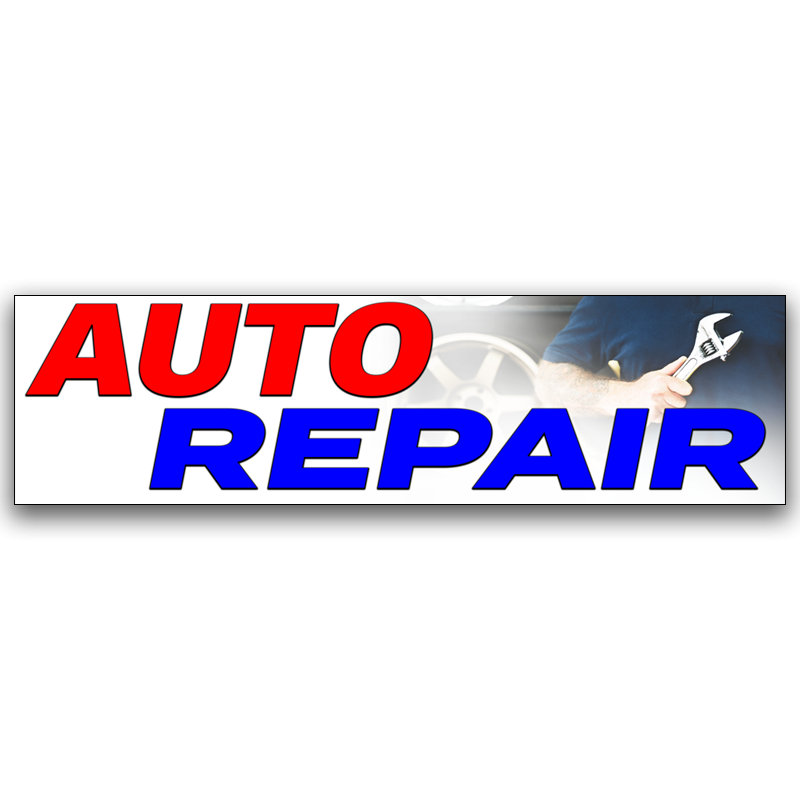 Auto Repair Vinyl Banner with Optional Sizes (Made in the USA) | eBay