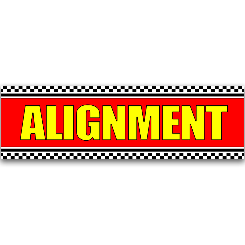 Alignment Vinyl Banner with Optional Sizes (Made in the USA) | eBay