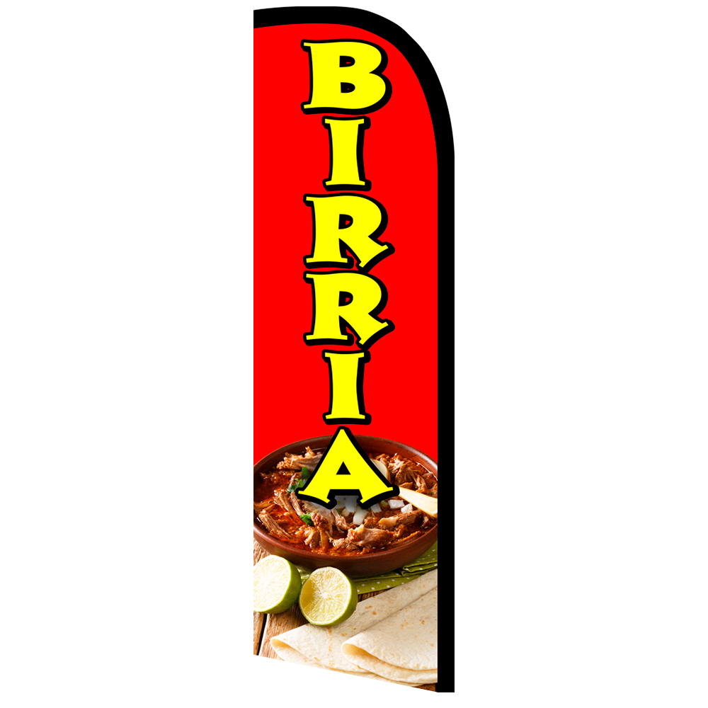 BIRRIA Premium Windless Feather Flag Bundle (Complete Kit) OR Optional ...