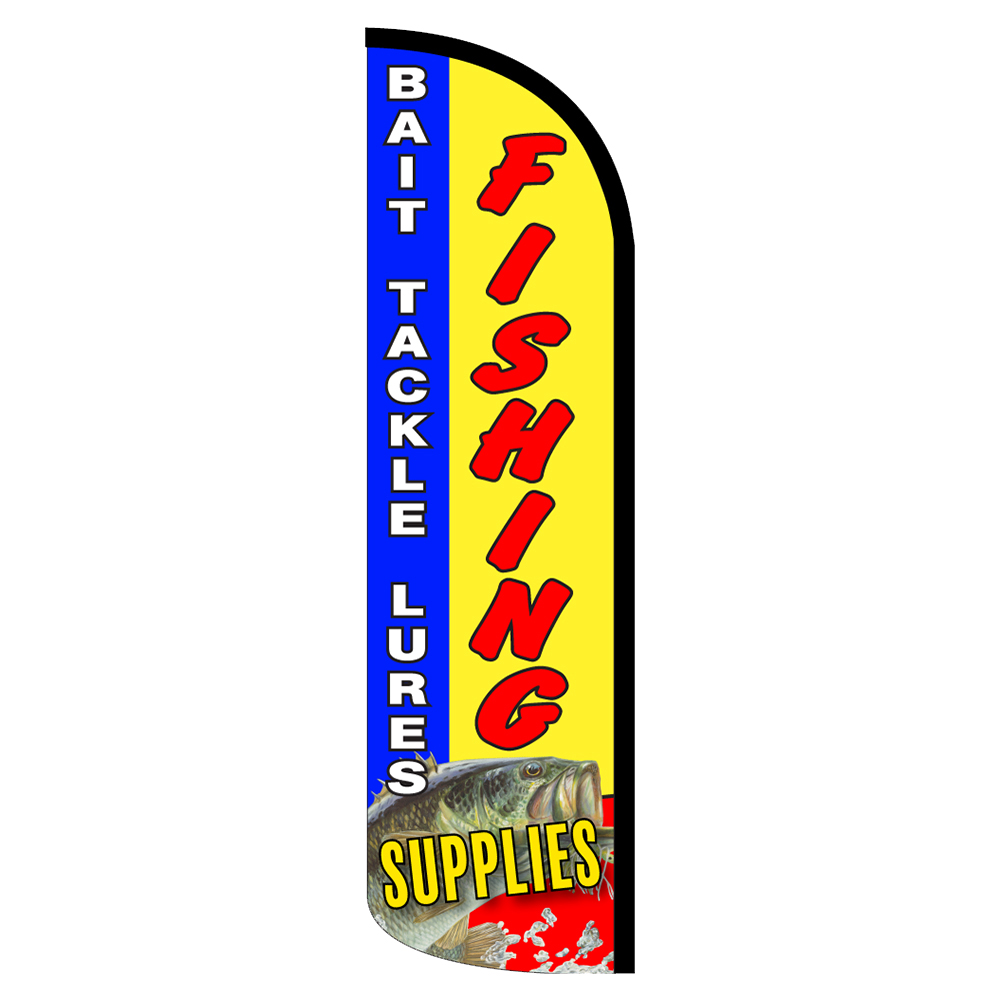 FISHING SUPPLIES Bait Tackle Lures Windless Feather Flag Bundle ...