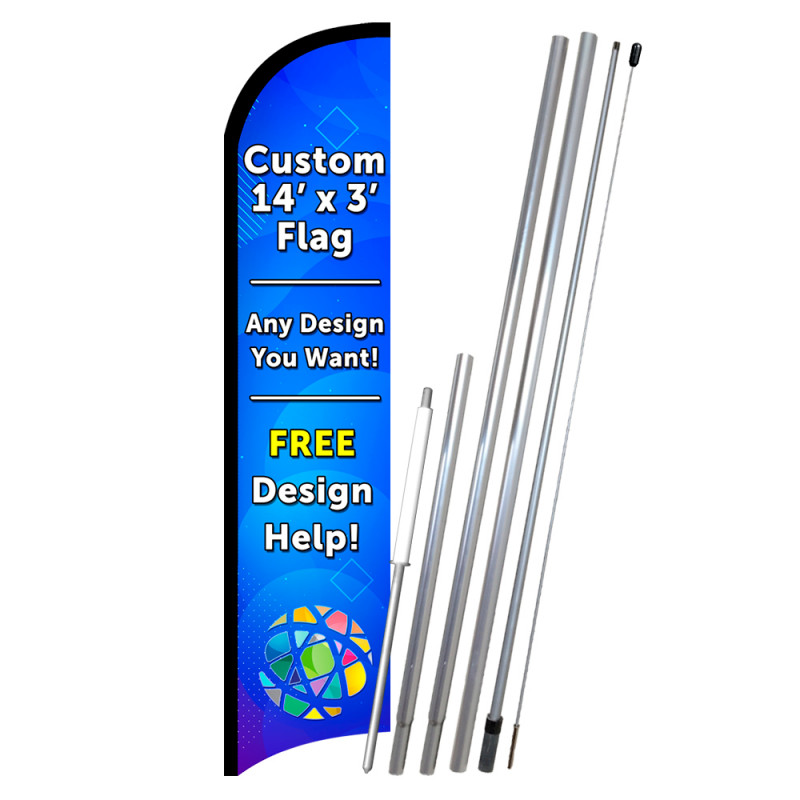 Custom 3' x 5' Horizontal Flag
