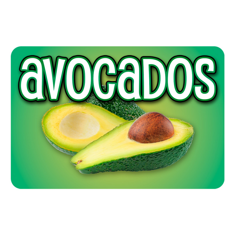 Avocados 12 Pack Yard Signs - Each Sign is 24" x 16" Single-Sided and ...