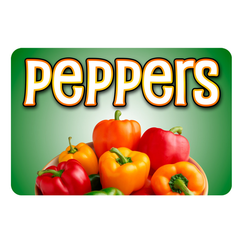 Peppers 12 Pack Yard Signs - Each Sign is 24" x 16" Single-Sided and ...