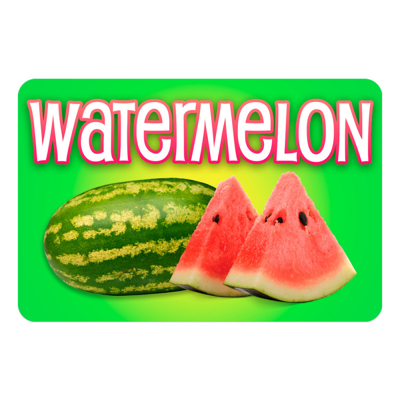Watermelon 12 Pack Yard Signs - Each Sign is 24" x 16" Single-Sided and ...