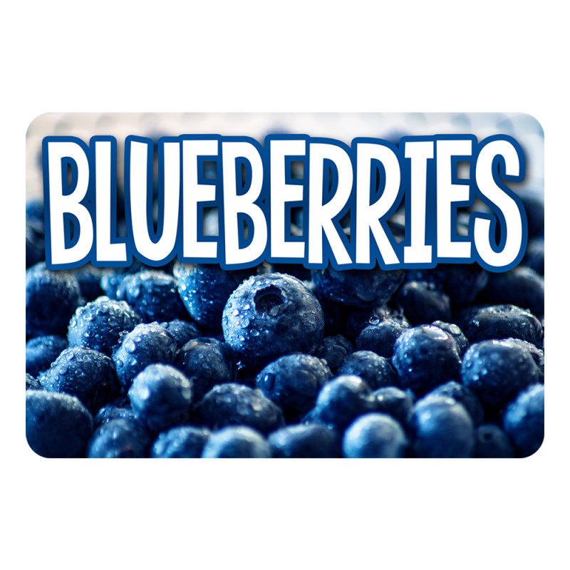 Blueberries 12 Pack Yard Signs - Each Sign is 24" x 16" Single-Sided ...