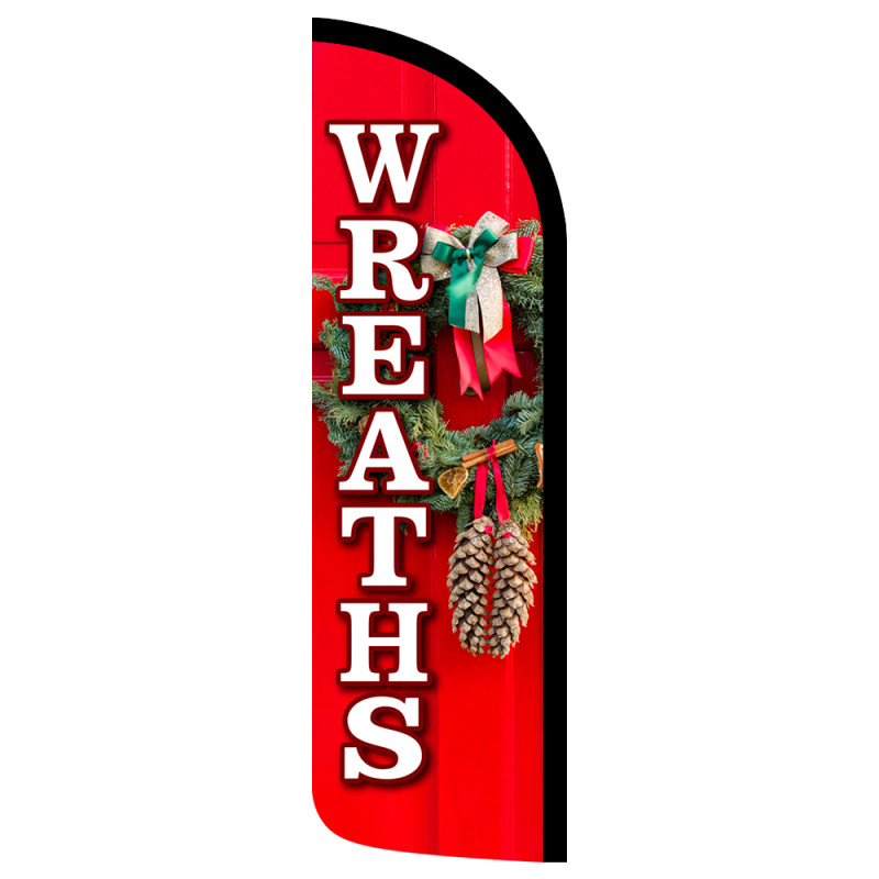 WREATHS Premium Windless Feather Flag Bundle (Complete Kit) OR Optional ...