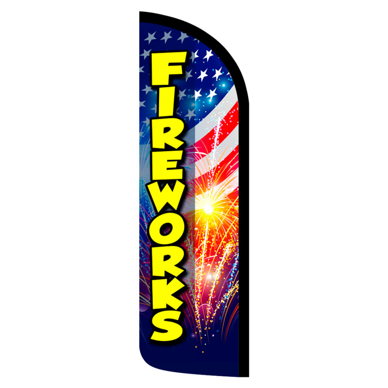 Fireworks Premium Windless Feather Flag Bundle (Complete Kit) OR ...
