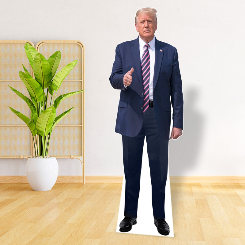 Life Size Donald Trump Standee Cutout 75 X 29 With Stand