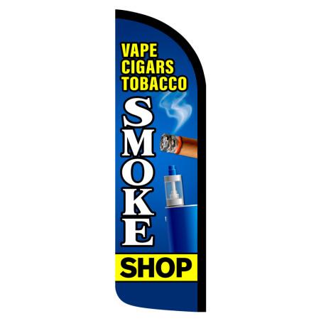 Smoke Shop - Vape Cigars Tobacco Premium Windless Feather Flag Bundle ...