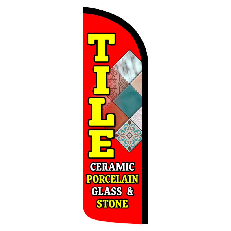 Floor Tile - Flooring Premium Windless Feather Flag Bundle (Complete ...