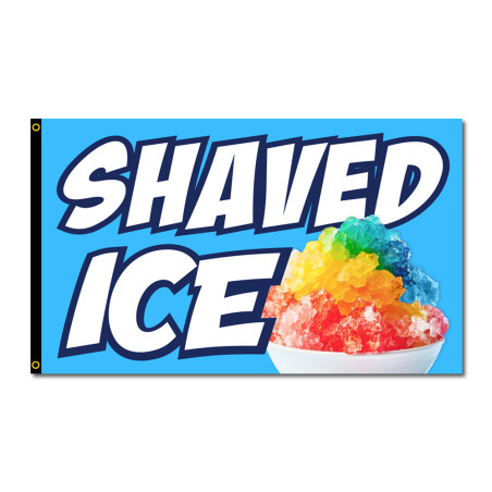 Shaved Ice Premium 3x5 foot Flag OR Optional Flag with Mounting Kit