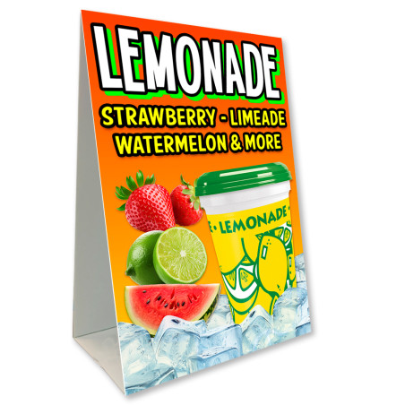 Lemonade - Limeade Strawberry Watermelon Economy A-Frame Sign