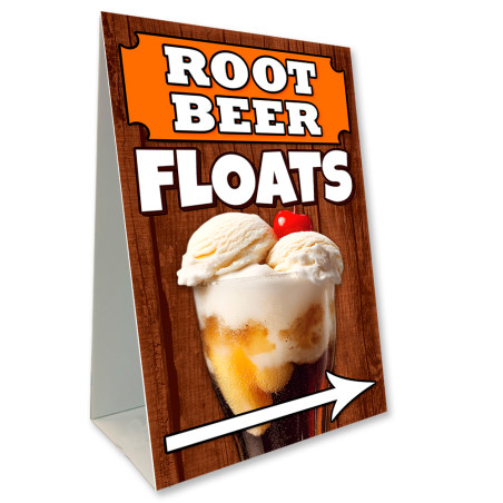 Root Beer Floats Economy A-Frame Sign